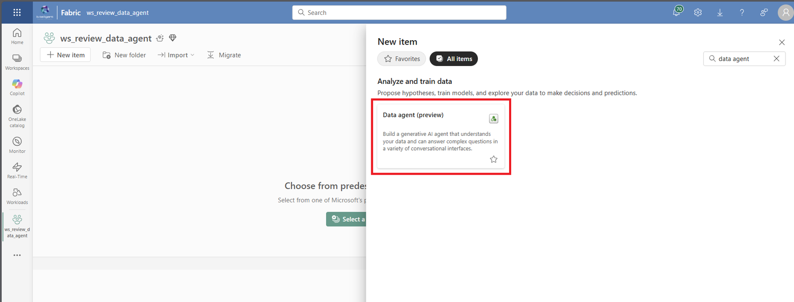 Data Agents in Fabric – A first review – Carlos Juan